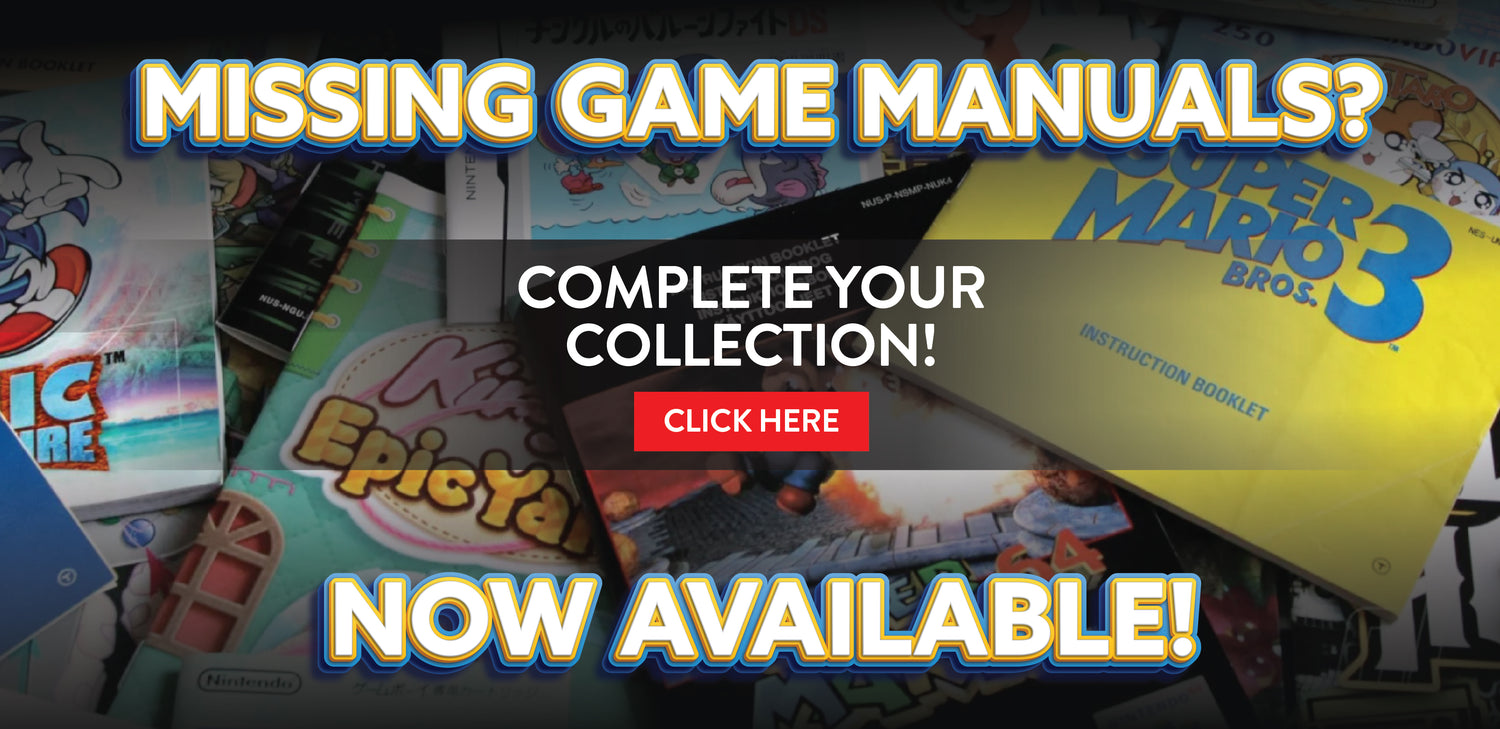 Complete your collection with missing game manuals! – J2Games