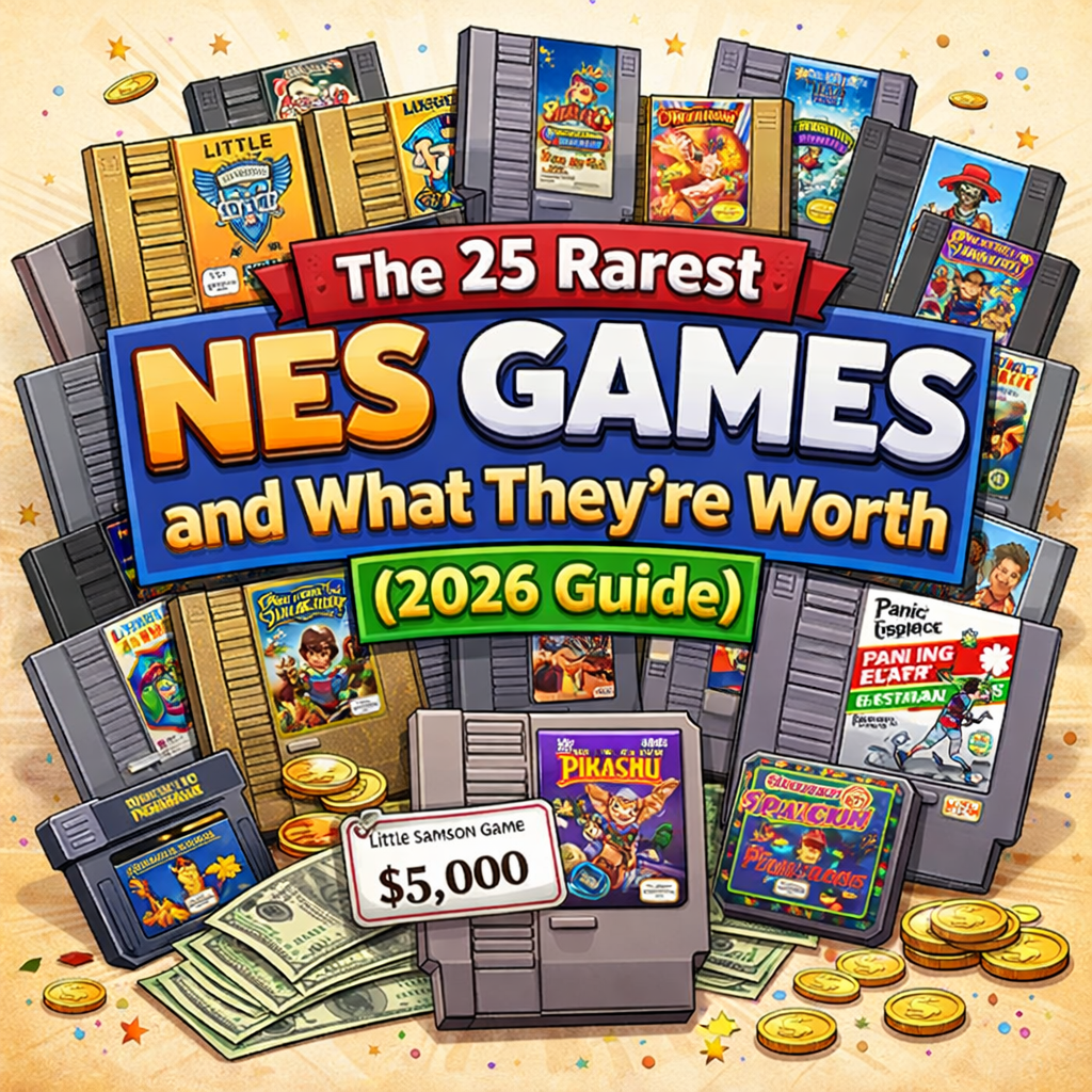 The 25 Rarest NES Games and What They’re Worth (2026 Guide) – J2Games