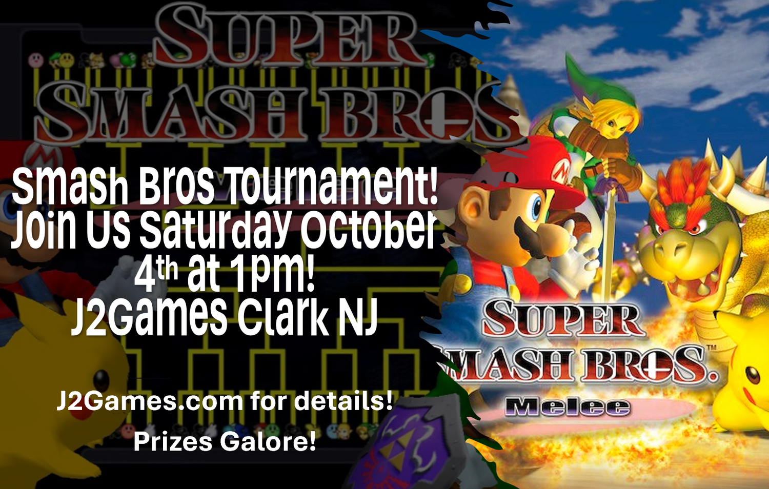 🚨 IT’S MELEE TIME! 🚨 Super Smash Bros. Melee Tournament Saturday Oct 4 ...