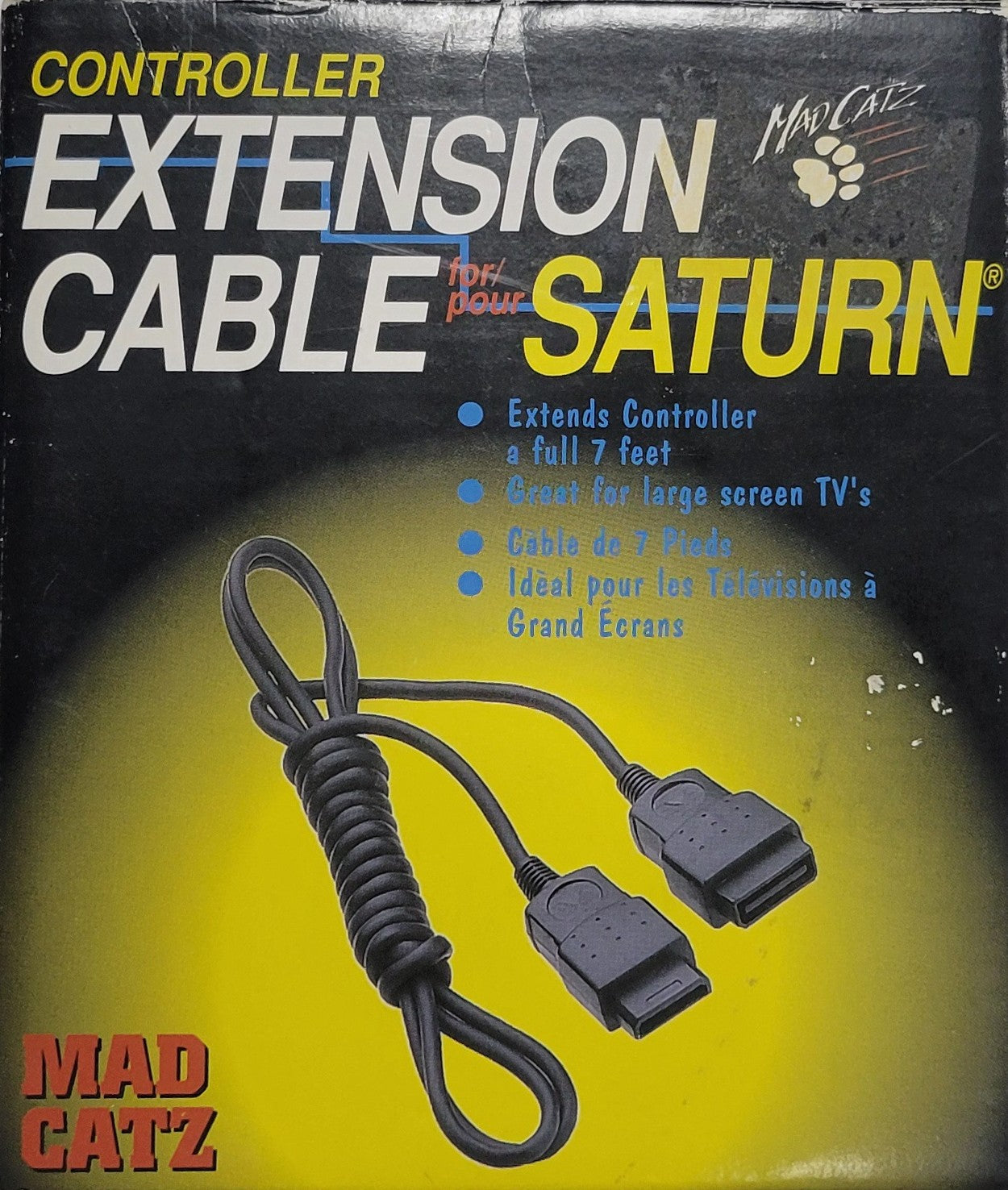 Mad Catz Controller Extension Cable (Sega Saturn) – J2Games