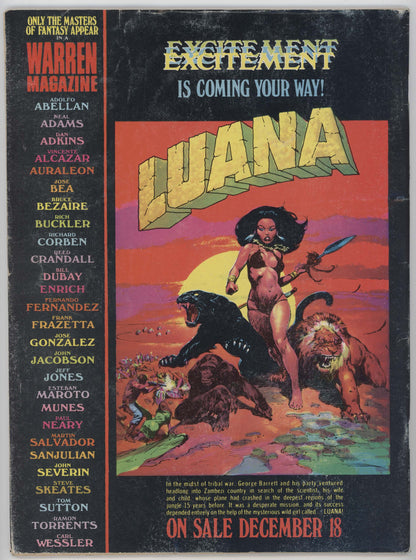 Vampirella 30 Warren 1974 VG FN Enrich Torres GGA Magazine 1st Pantha ...