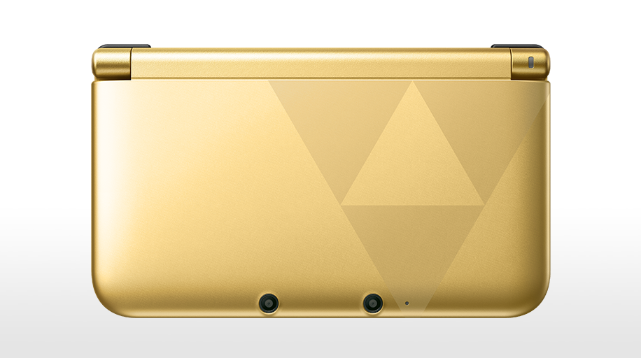 Gold And Black Triforce 3DSXL System (Custom Shell) (3DS) – J2Games