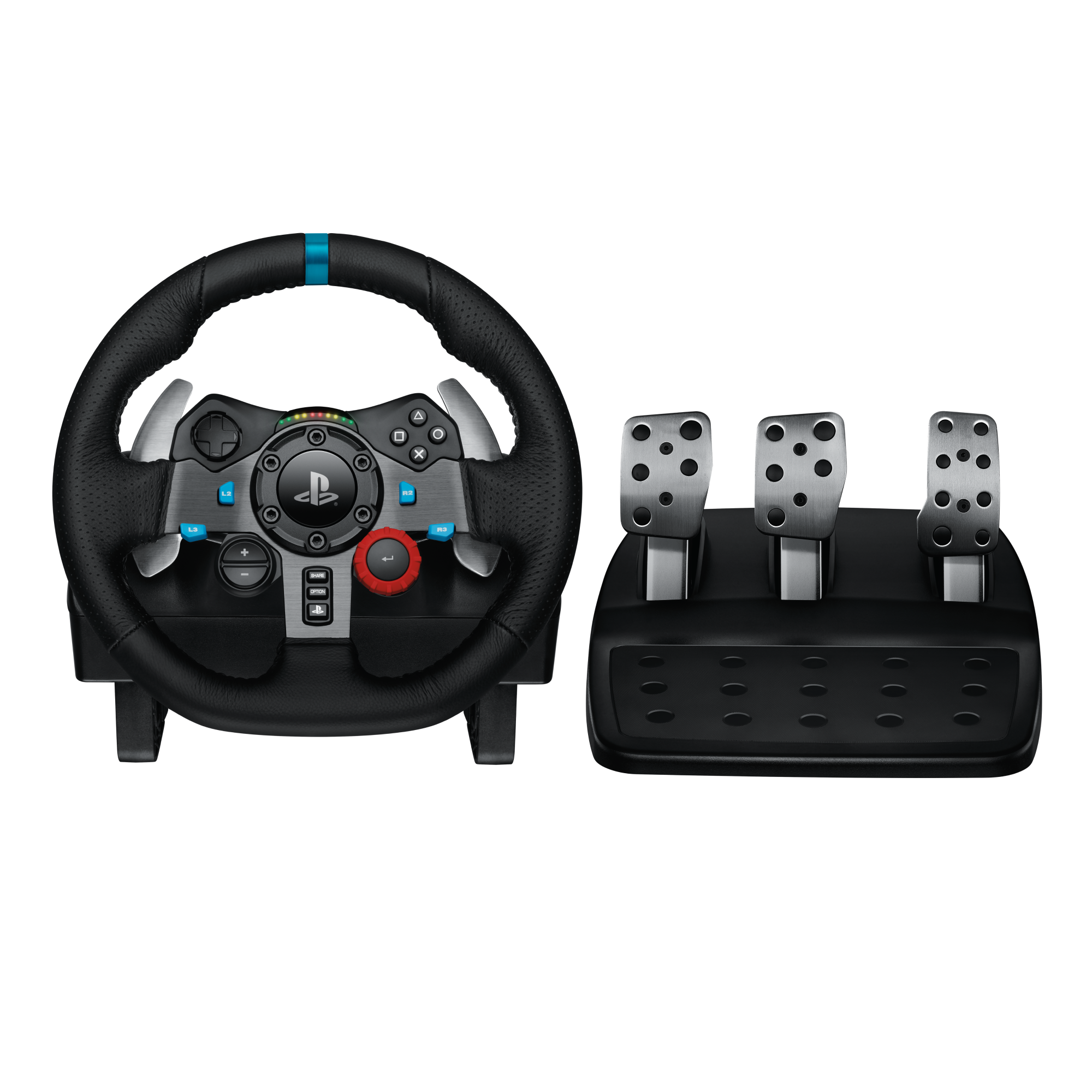 Logitech G29 Driving Force Racing Wheel & Floor Pedals (PlayStation 4 ...