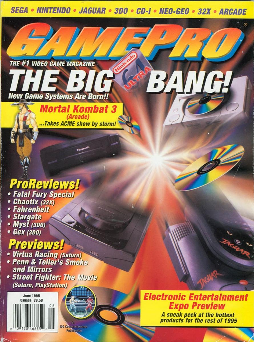 GamePro: June 1995 Issue 71 (Books) – J2Games
