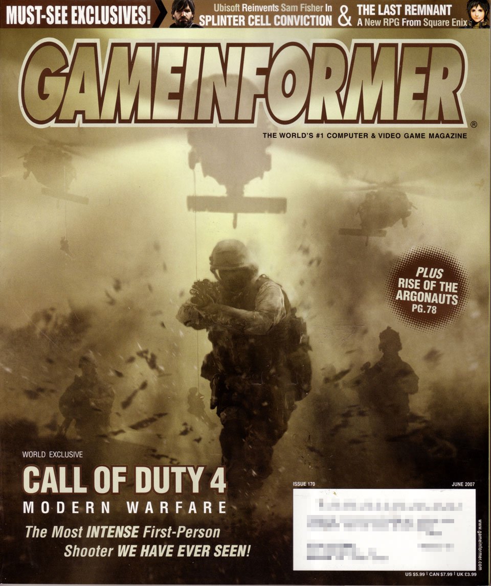 Game Informer #170: Call Of Duty 4 Modern Warfare [Newstand Copy] (Boo ...