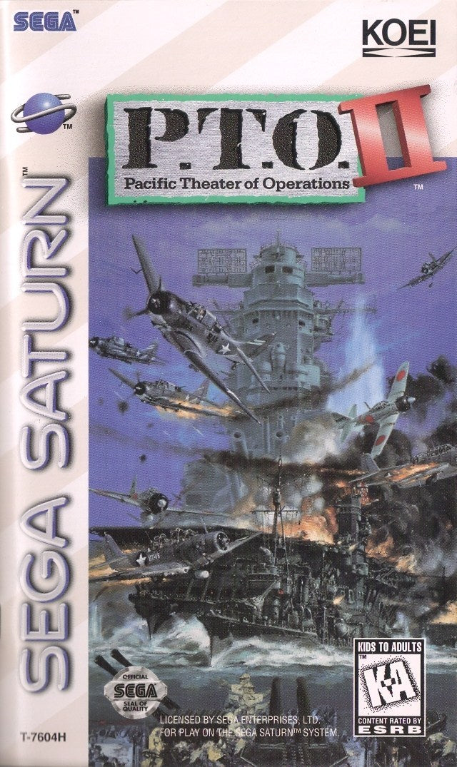 P.T.O. II: Pacific Theater of Operations (Sega Saturn) – J2Games